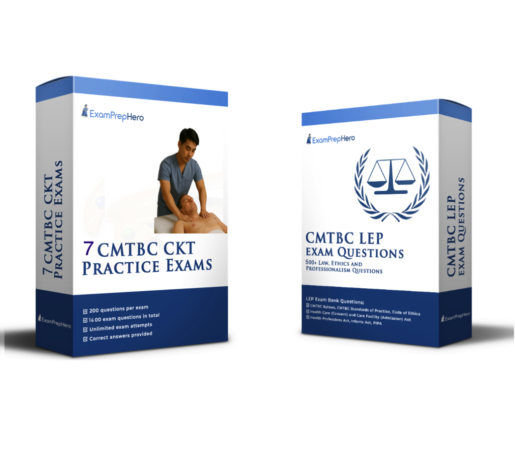 CMTBC CKT Practice Exam and LEP Question Bank (2 Years of Access) – ExamPrepHero